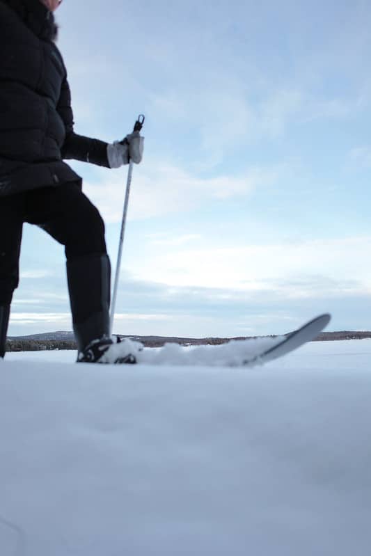 Sliding Snowshoe Adventure - Visit Inari, Finland, Lapland